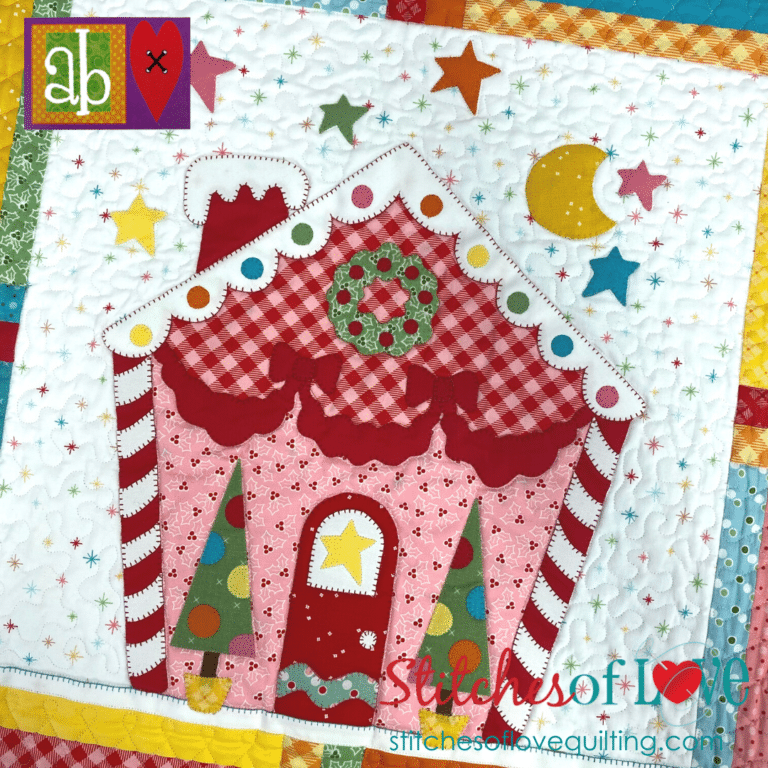 Christmas Lane Block of the Month Embroidery Machine Applique ...