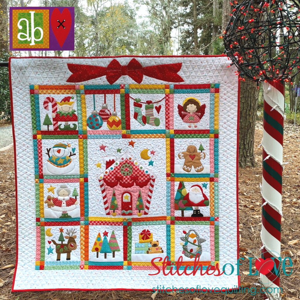 Christmas Lane Block of the Month Sewing Machine Applique