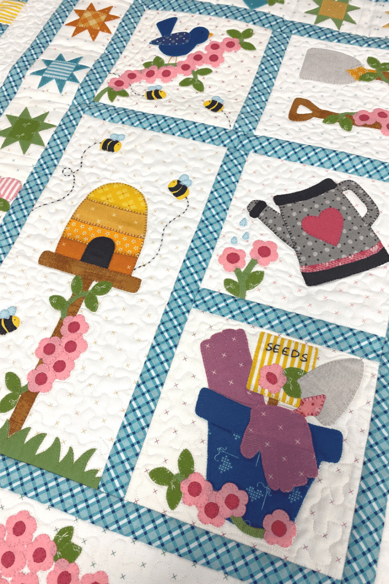 Stitches of Love – Machine Applique Block of the Months | Hand Embroidery Clubs | Quilt ...