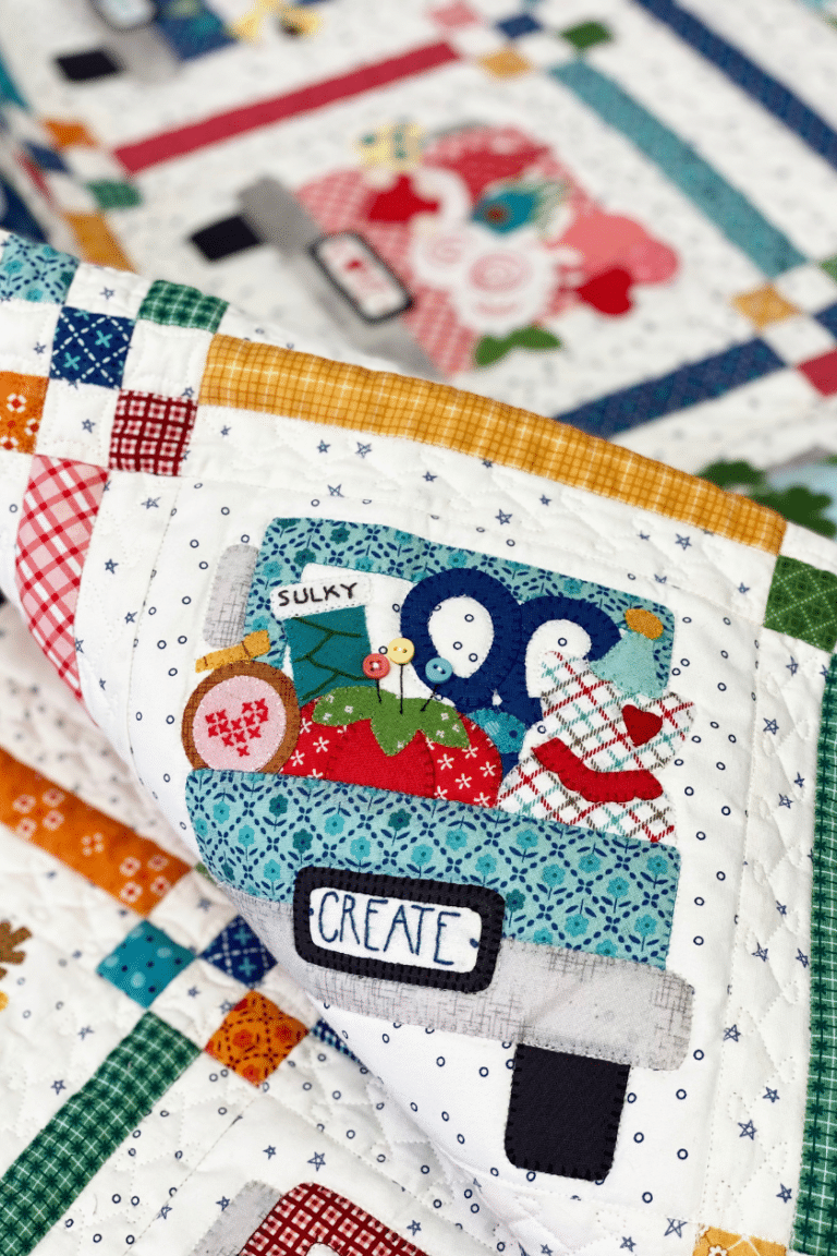 Stitches of Love – Machine Applique Block of the Months | Hand Embroidery Clubs | Quilt ...