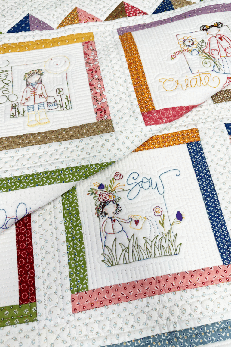 Stitches of Love – Machine Applique Block of the Months | Hand Embroidery Clubs | Quilt ...