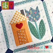 Join the Happy Place Block of the Month - Stitches of Love