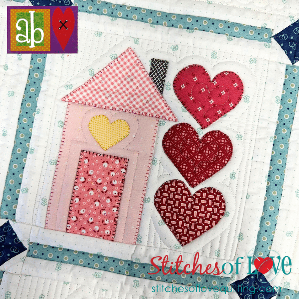 Happy Place Block of the Month Sewing Machine Applique
