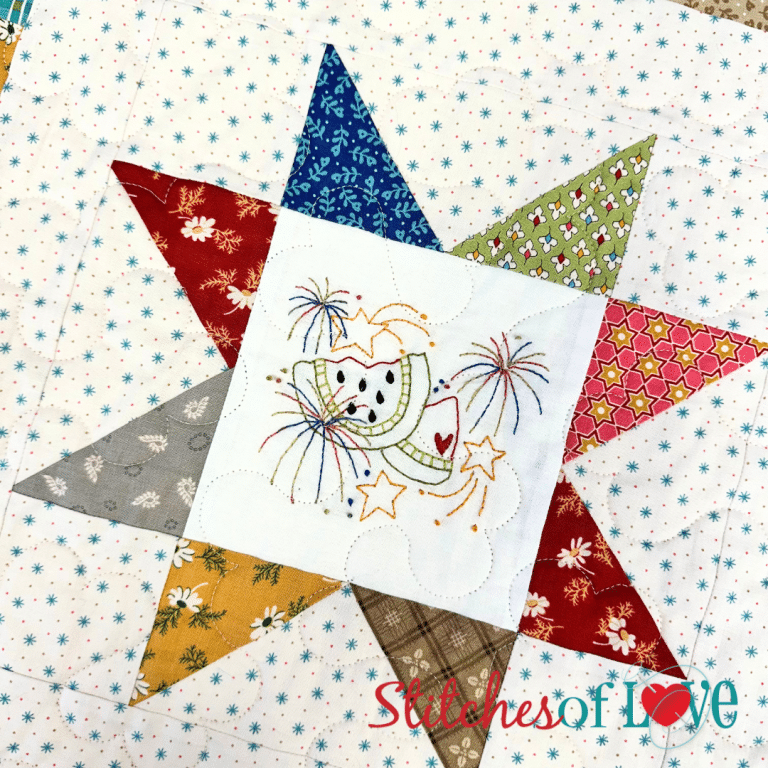 Everyday Angels Hand Embroidery Block of the Month