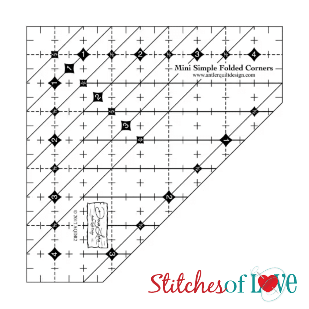 Mini Simple Folded Corners Ruler