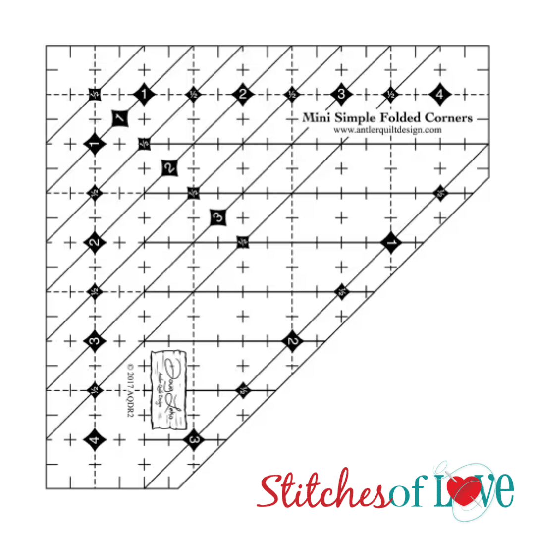 Mini Simple Folded Corners Ruler